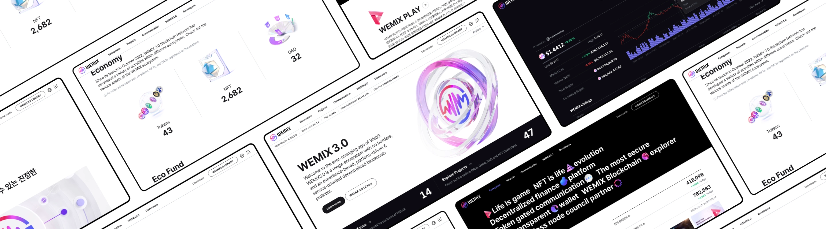 WEMIX3.0 Official Site | Work | pxd