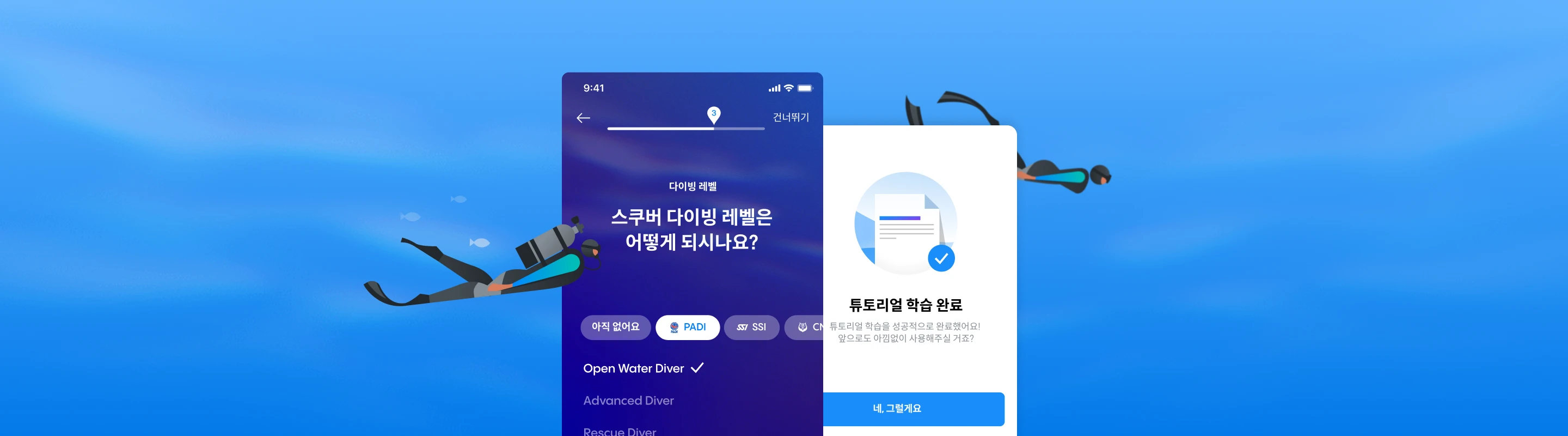 Diveroid App 서비스 그래픽 | Work | pxd